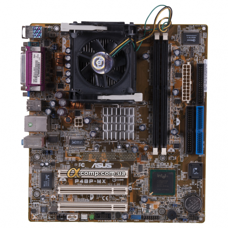 Материнская плата Asus P4BP-MX (478 • 845 • 2xDDR) БУ купити у Дніпрі ...