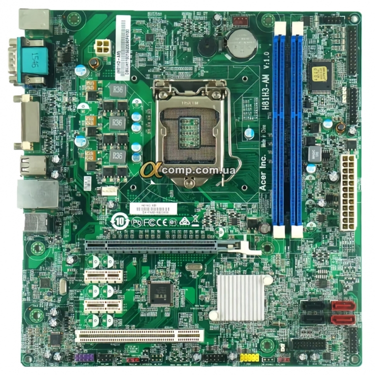Материнская плата Acer H81H3-AM (1150 • H81 • 2×DDR3) БУ купить в ...