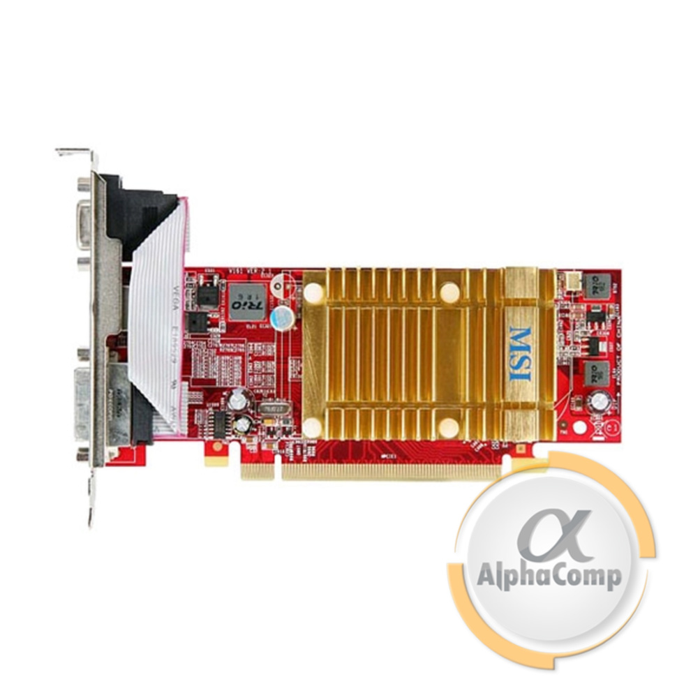 Видеокарта PCI-E ATI MSI HD4350 (512Mb/DDR2/64bit/HDMI/VGA/DVI) БУ купить в Днепре | магазин ...